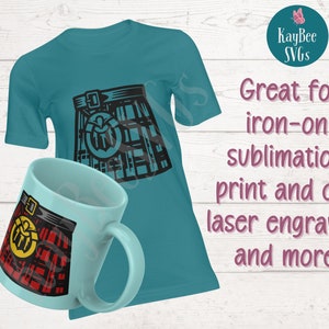 Scottish Kilt SVG PNG Cut Files for Cricut, Silhouette, Digital ...