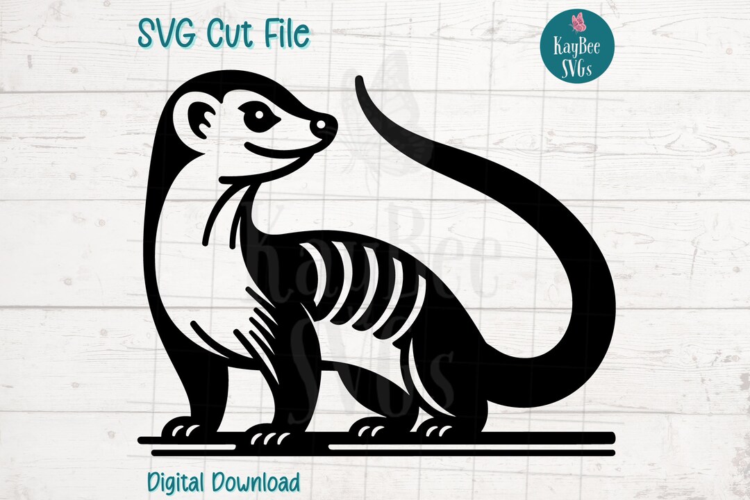 Mongoose SVG PNG Cut Files for Cricut, Digital Download, Laser ...