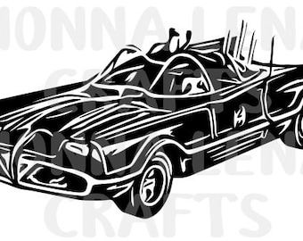 Batmobile Svg - Etsy Australia