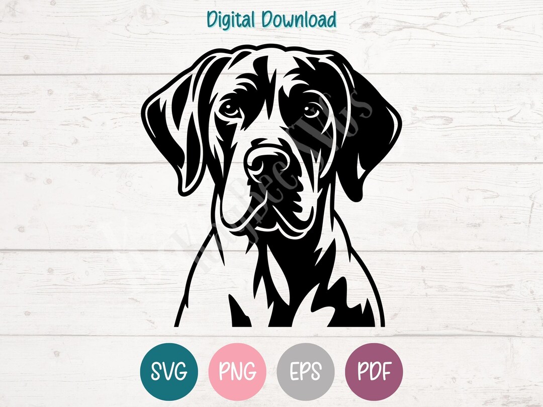 Pointer Dog SVG PNG Clipart Cut Files for Cricut, Silhouette, Engraving ...