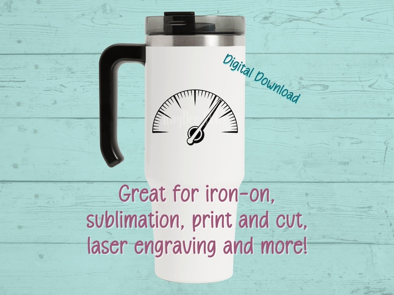 Speedometer SVG PNG Clipart Cut Files for Cricut, Silhouette, Laser ...