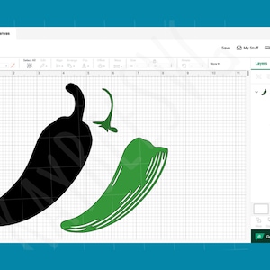 Jalapeño Pepper SVG PNG PDF Clipart Digital Cut File Download for ...