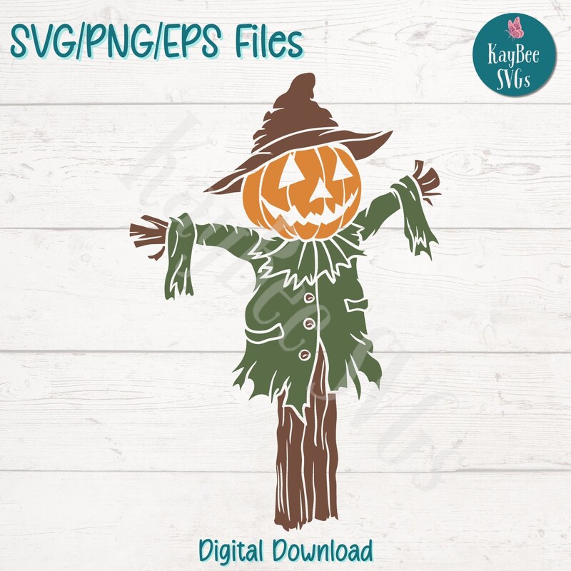 Scarecrow Svg - Etsy