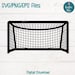 Soccer Goal SVG: Sports Clipart, Cut File (digital Download - Etsy UK