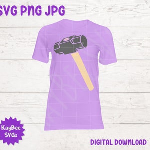 Sledgehammer SVG PNG JPG Clipart Digital Cut File Download for Cricut ...
