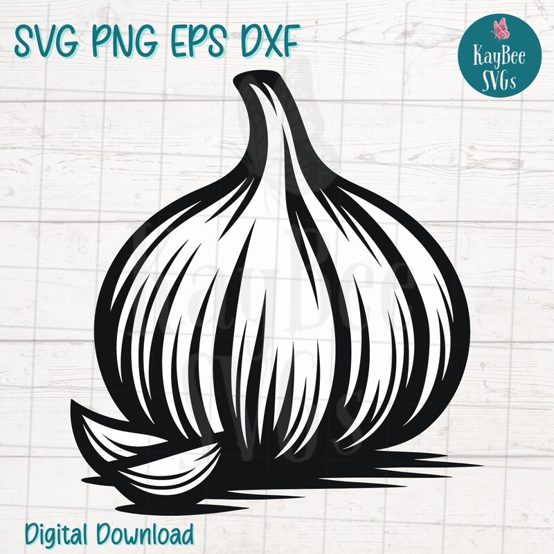 Garlic Svg - Etsy