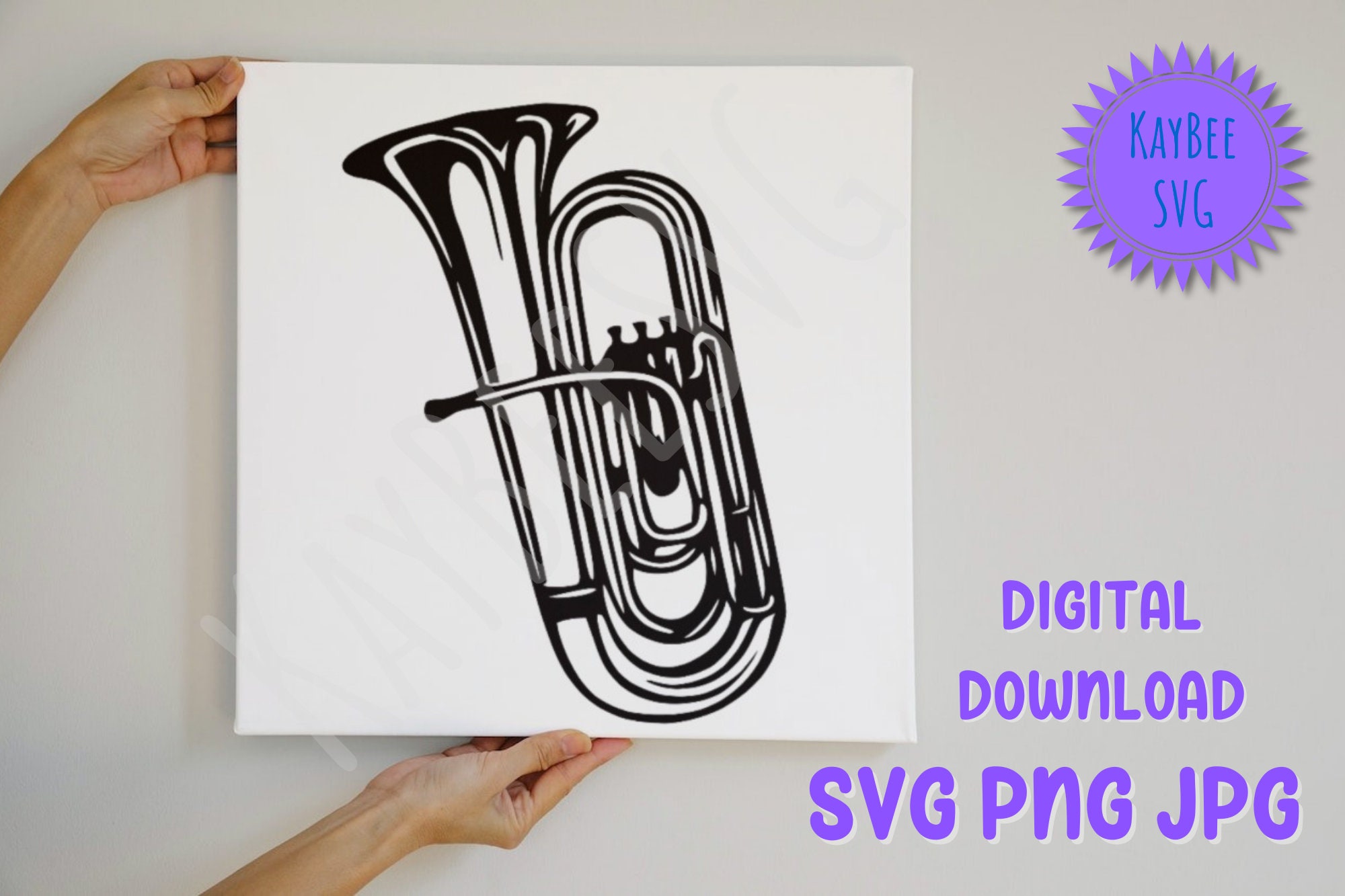 Tuba SVG PNG JPG Clipart Digital Cut File Download for Cricut - Etsy UK