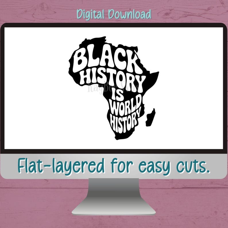 Black History SVG PNG Clipart Cut Files for Cricut, Silhouette, Laser ...