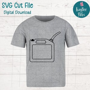 Gas Can SVG, Cricut & Silhouette Cut Files (digital Download) - Etsy