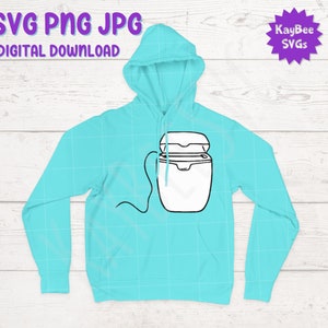 Dental Floss SVG PNG JPG Clipart Digital Cut File Download for - Etsy ...