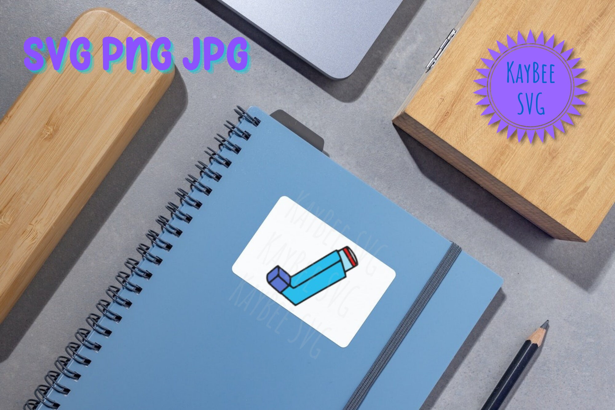 Asthma Inhaler SVG PNG JPG Clipart Cut File Download for - Etsy