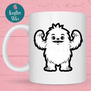 Cute Yeti SVG PNG Cut Files for Cricut, Silhouette Digital Download ...