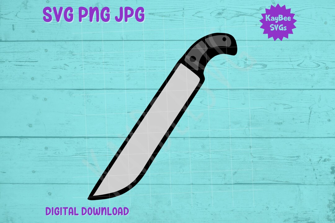 Machete SVG PNG JPG Clipart Digital Cut Datei-Download für Cricut ...
