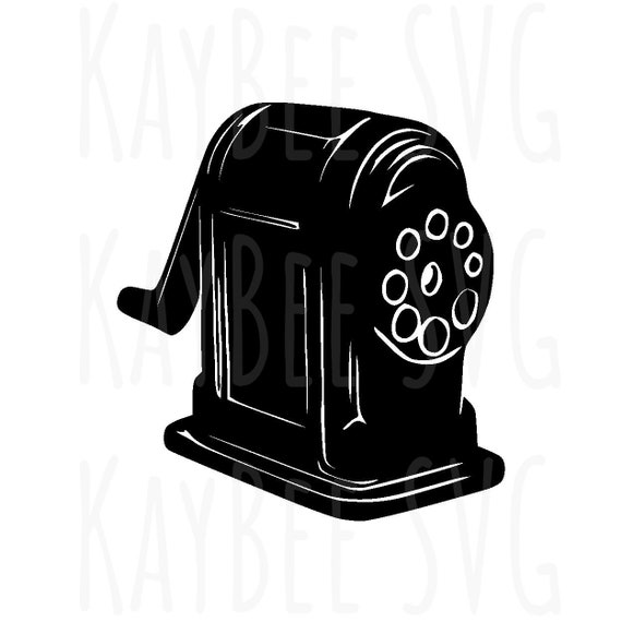 Pencil Sharpener SVG PNG JPG Clipart Digital Cut File Download - Etsy