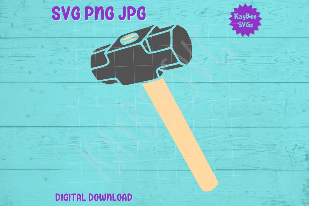 Sledgehammer SVG PNG JPG Clipart Digital Cut File Download for Cricut ...