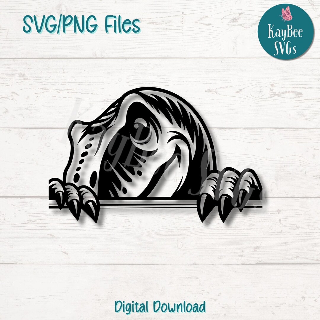 Peeking Velociraptor Dinosaur SVG, PNG, Cricut, Silhouette (digital) - Etsy