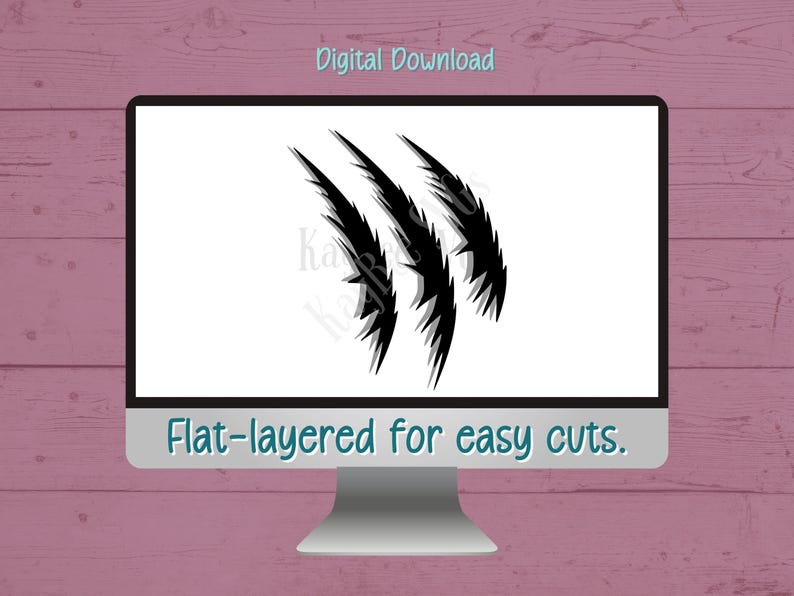 Imágenes prediseñadas SVG y PNG de marcas de garras para Cricut ...