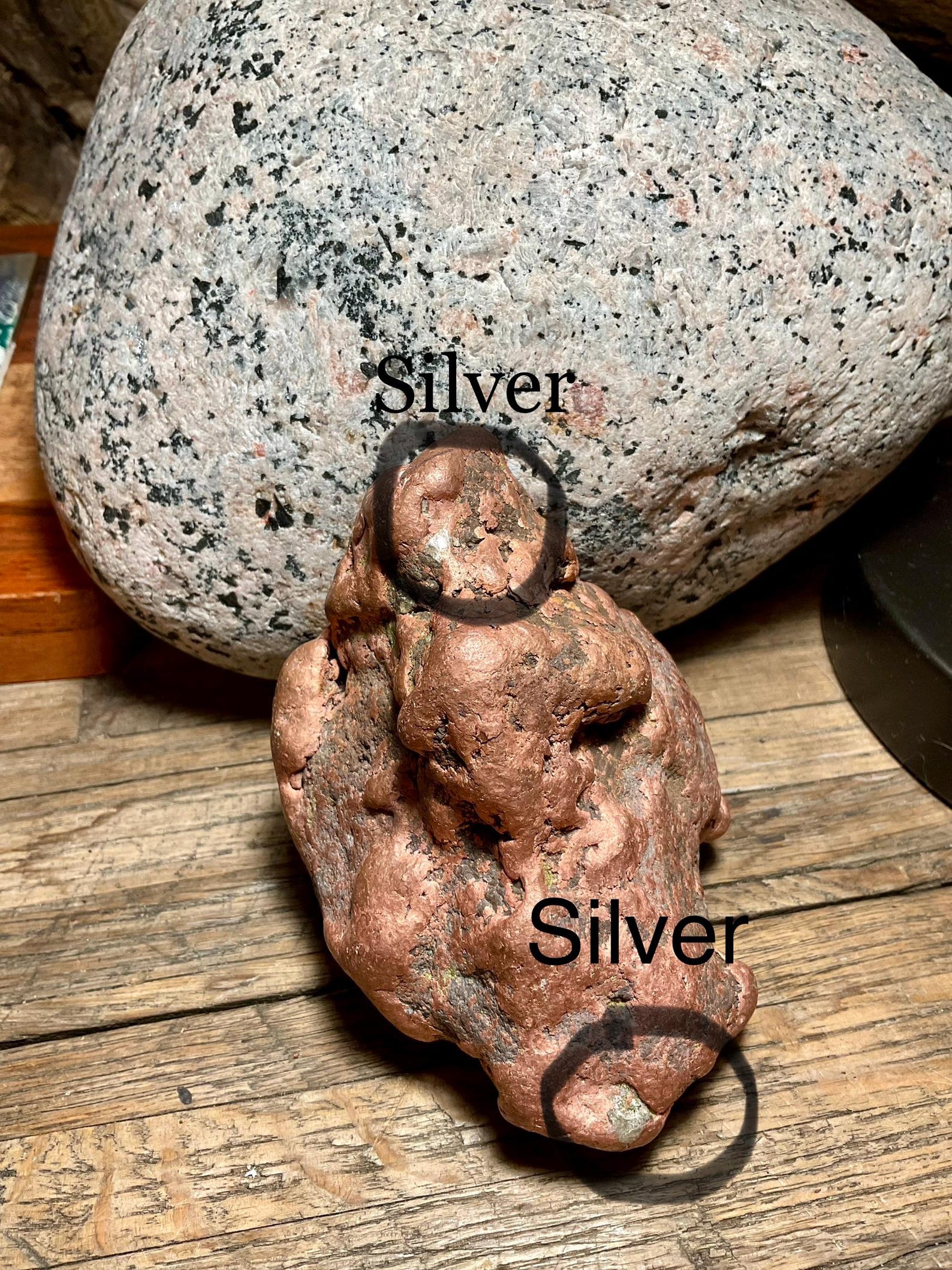 SEE VIDEO, Copper Nugget With SILVER, Over 2 Pounds, Keweenaw, Upper ...
