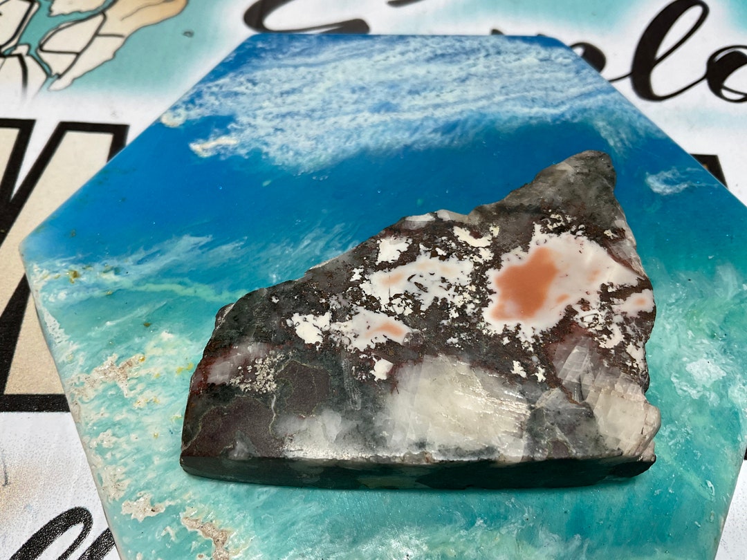 See Video Keweenaw Michigan Peach Orange Datolite Slab Specimen ...