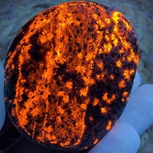 See Video Bright Zodiac Pattern Fluorescent Sodalite YOOPERSTONES ...