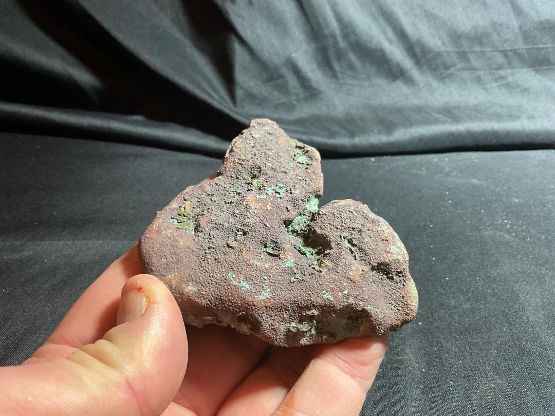 SEE VIDEO Copper Glacial Float Nugget Keweenaw Upper Peninsula Michigan ...