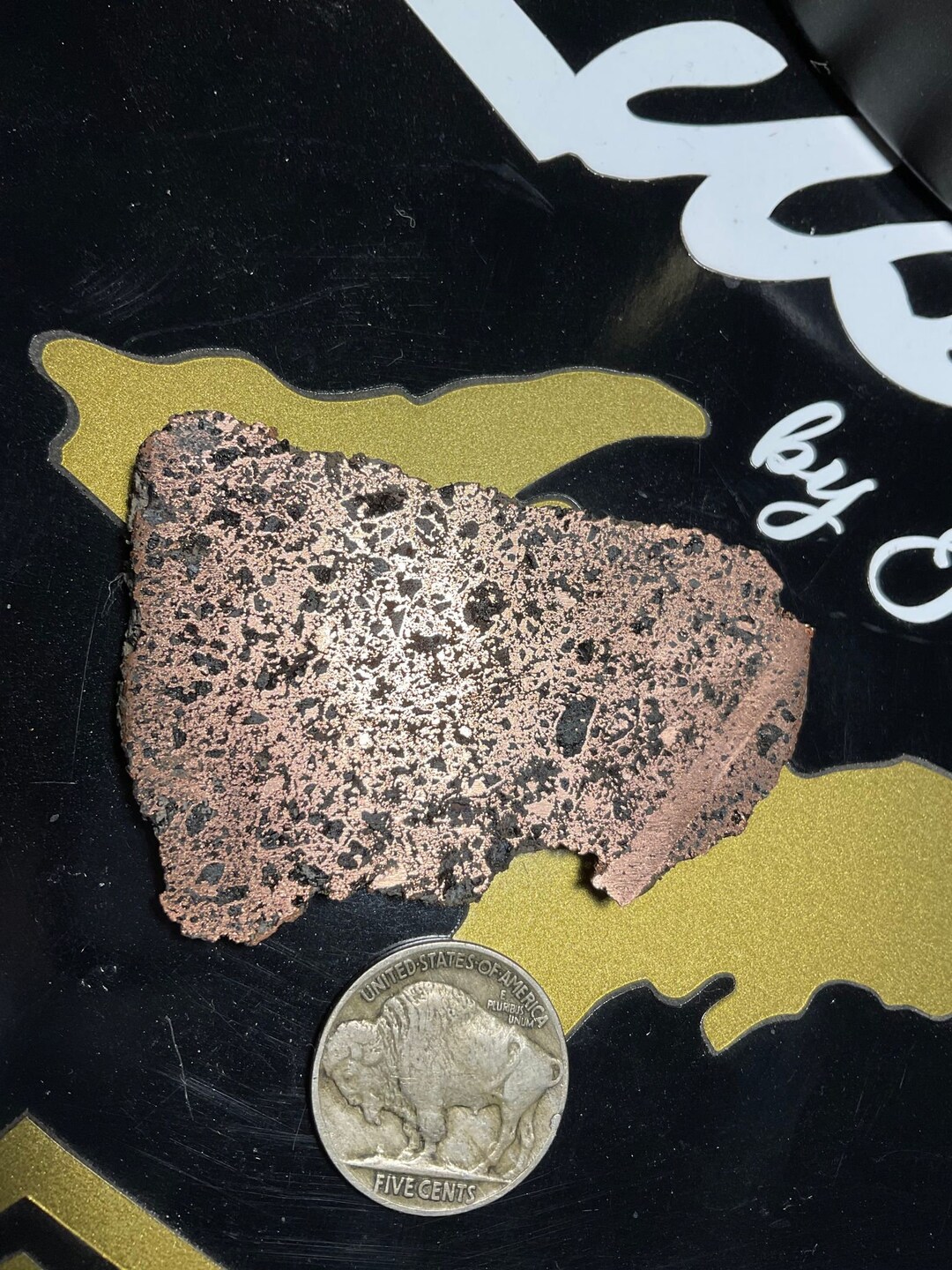 Copper Firebrick Piece Calumet & Hecla Hubbell Keweenaw Upper Michigan ...