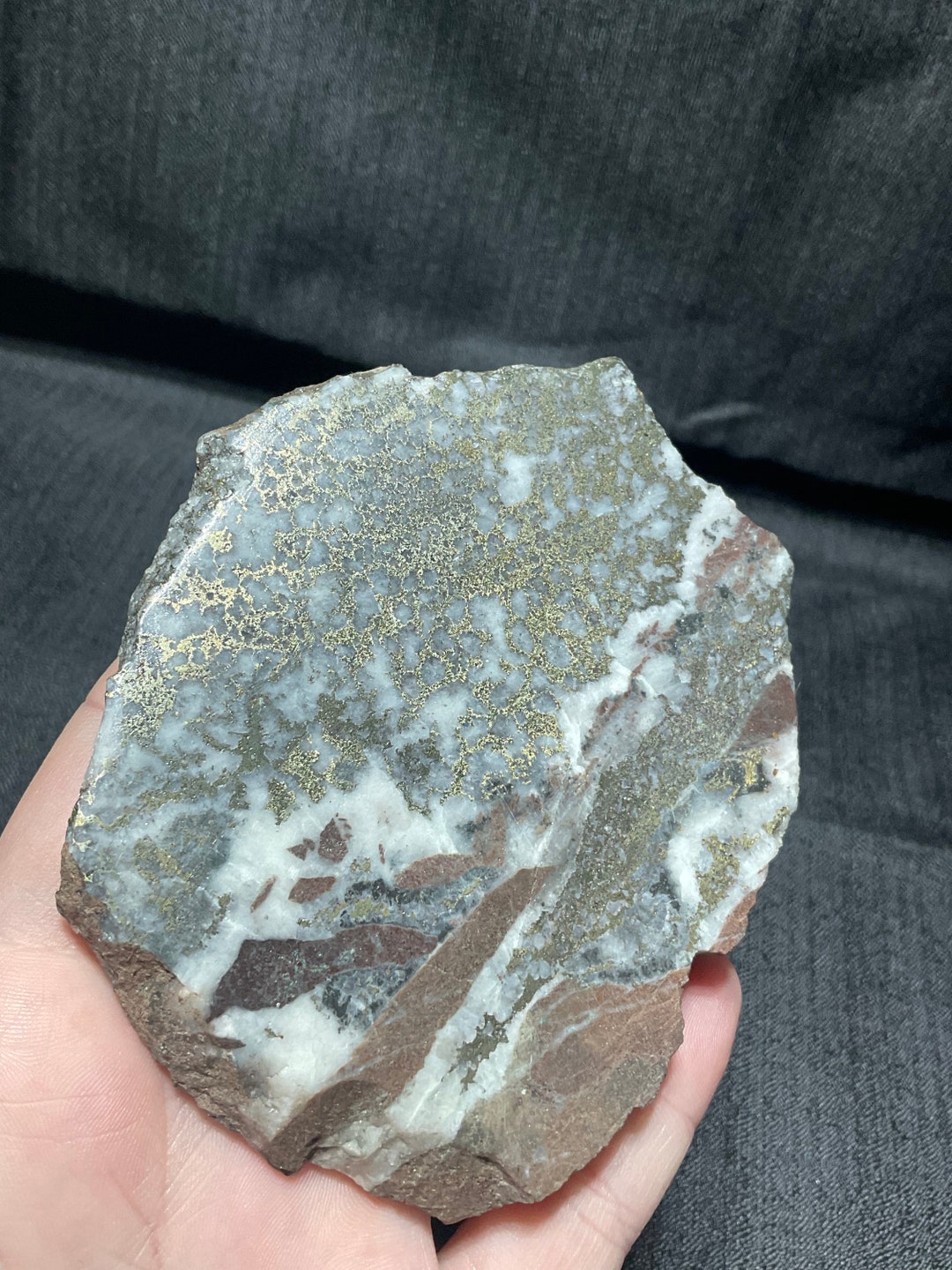 Rare Michigan Snowflake Mohawkite Display Slab Keweenaw Mohawk Mine - Etsy