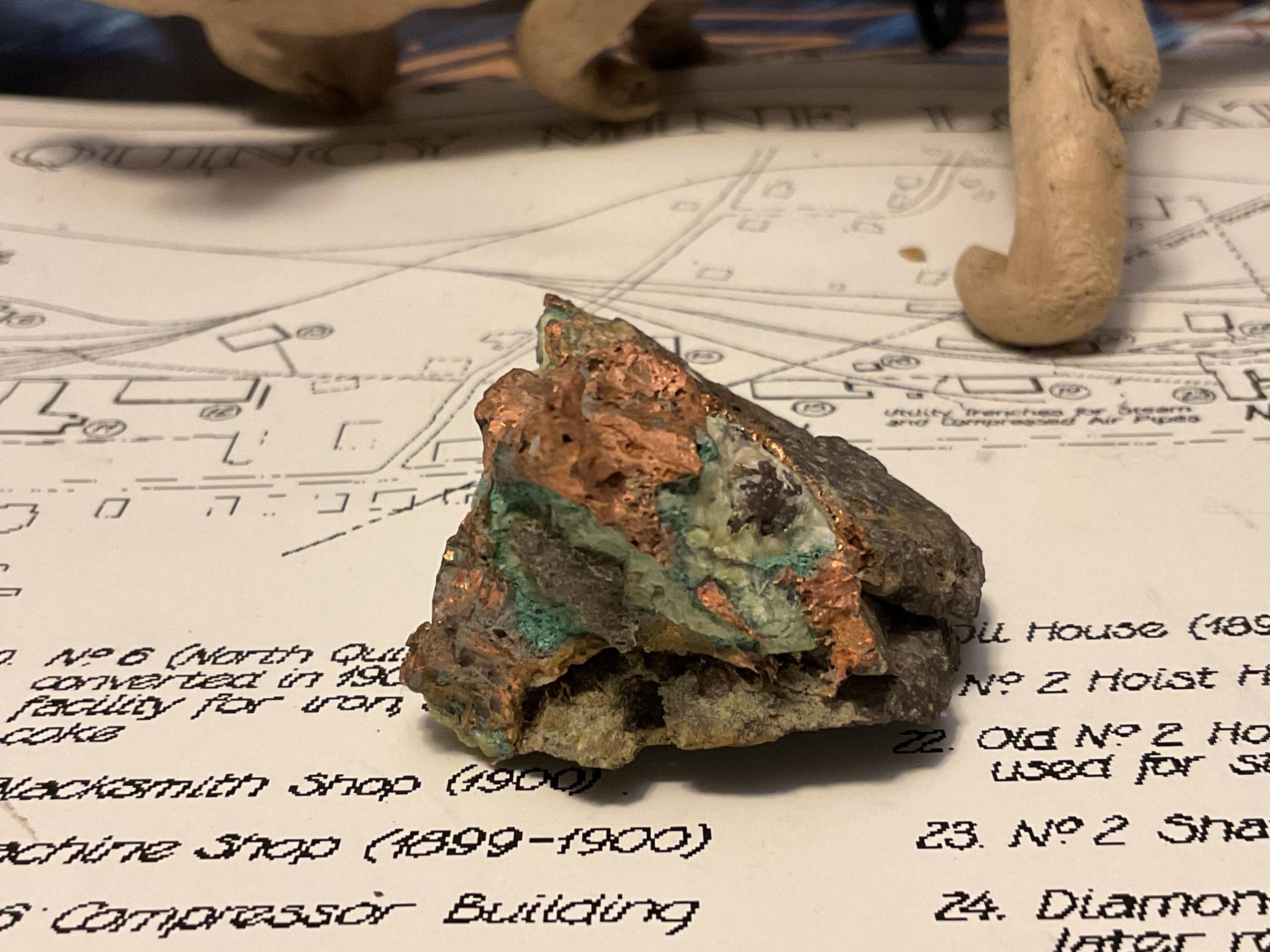 See Video, Upper Peninsula Michigan, Native Copper Specimen, Keweenaw ...