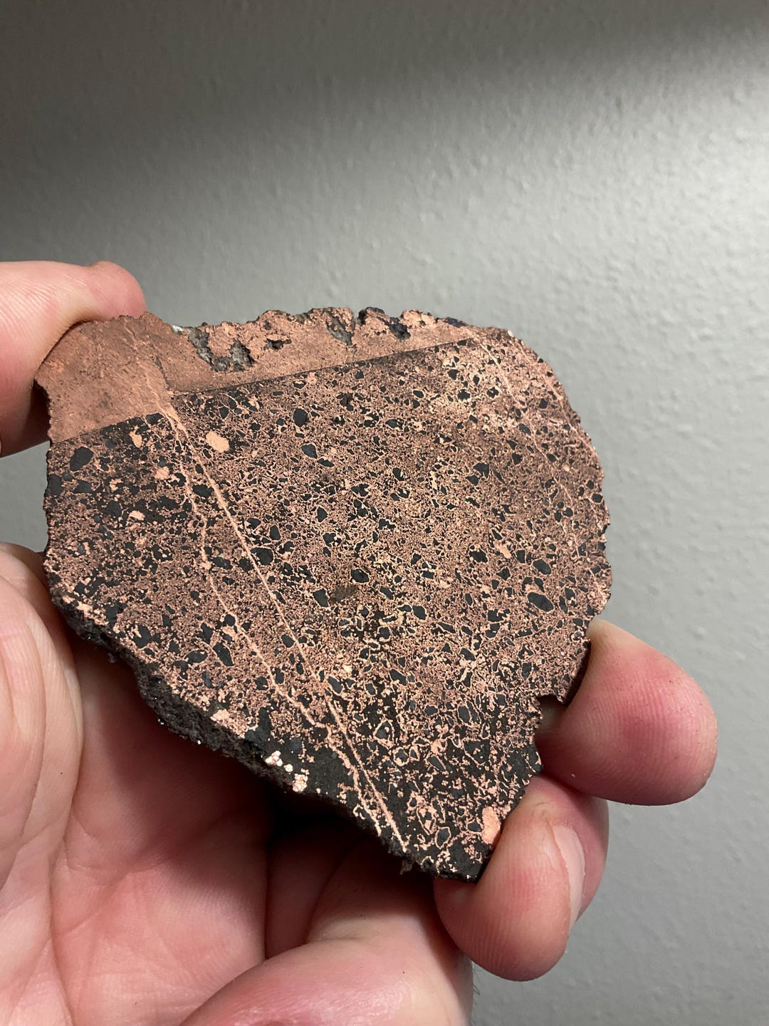 Copper Firebrick Piece Calumet & Hecla Hubbell Keweenaw Upper Michigan ...