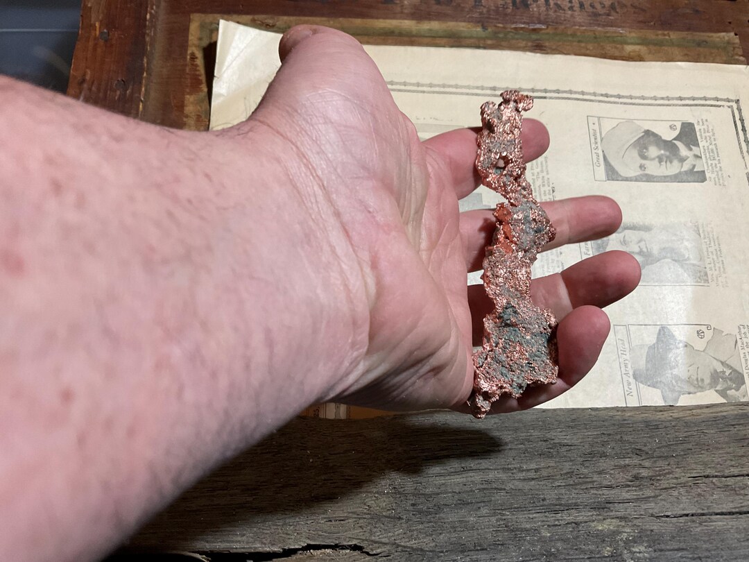 See Video Upper Peninsula Michigan, Copper Crystals Specimen, Keweenaw ...