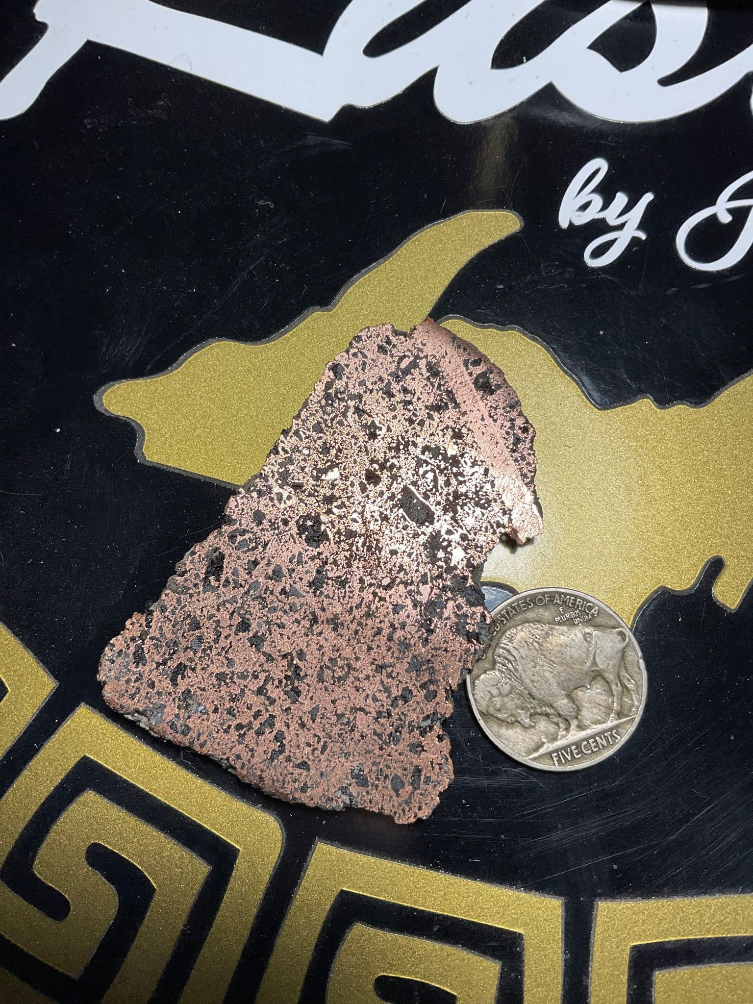 Copper Firebrick Piece Calumet & Hecla Hubbell Keweenaw Upper Michigan ...