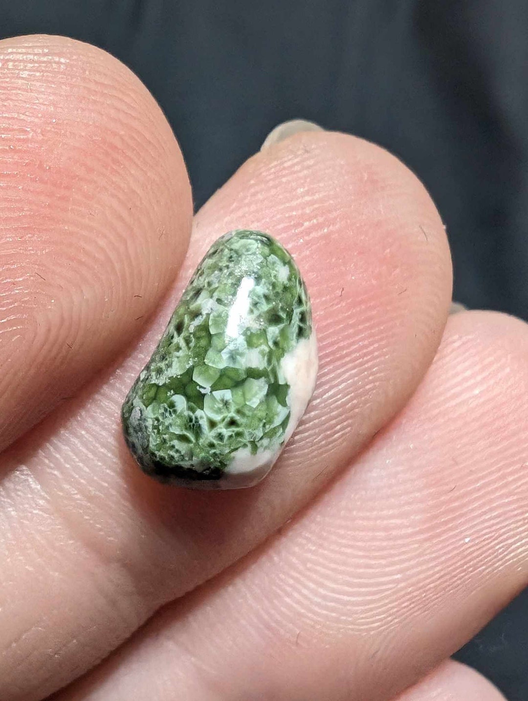 Isle Royale Greenstone #39, Chlorastrolite Gem RARE Color Polished ...