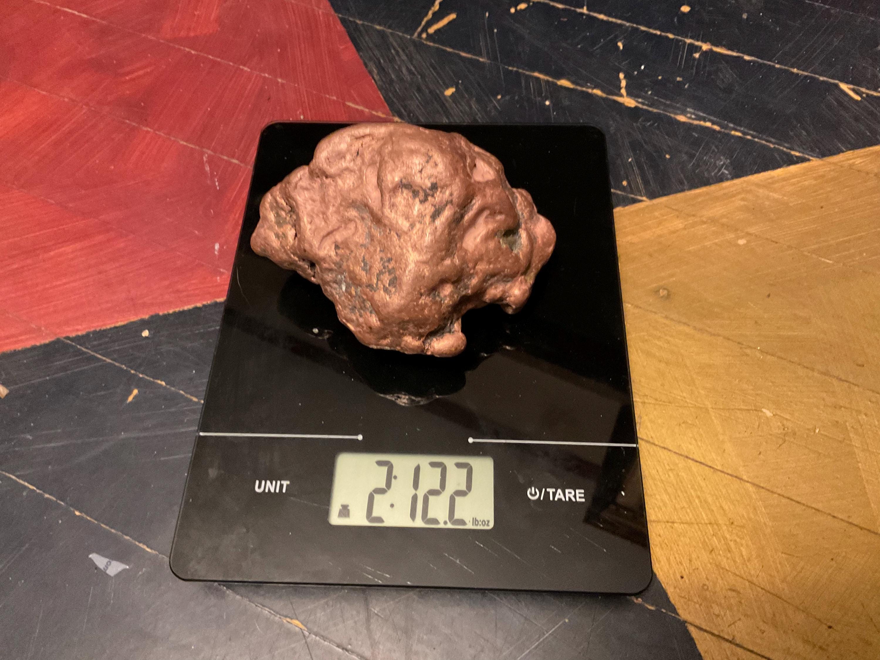 SEE VIDEO, Copper Nugget With SILVER, Over 2 Pounds, Keweenaw, Upper ...