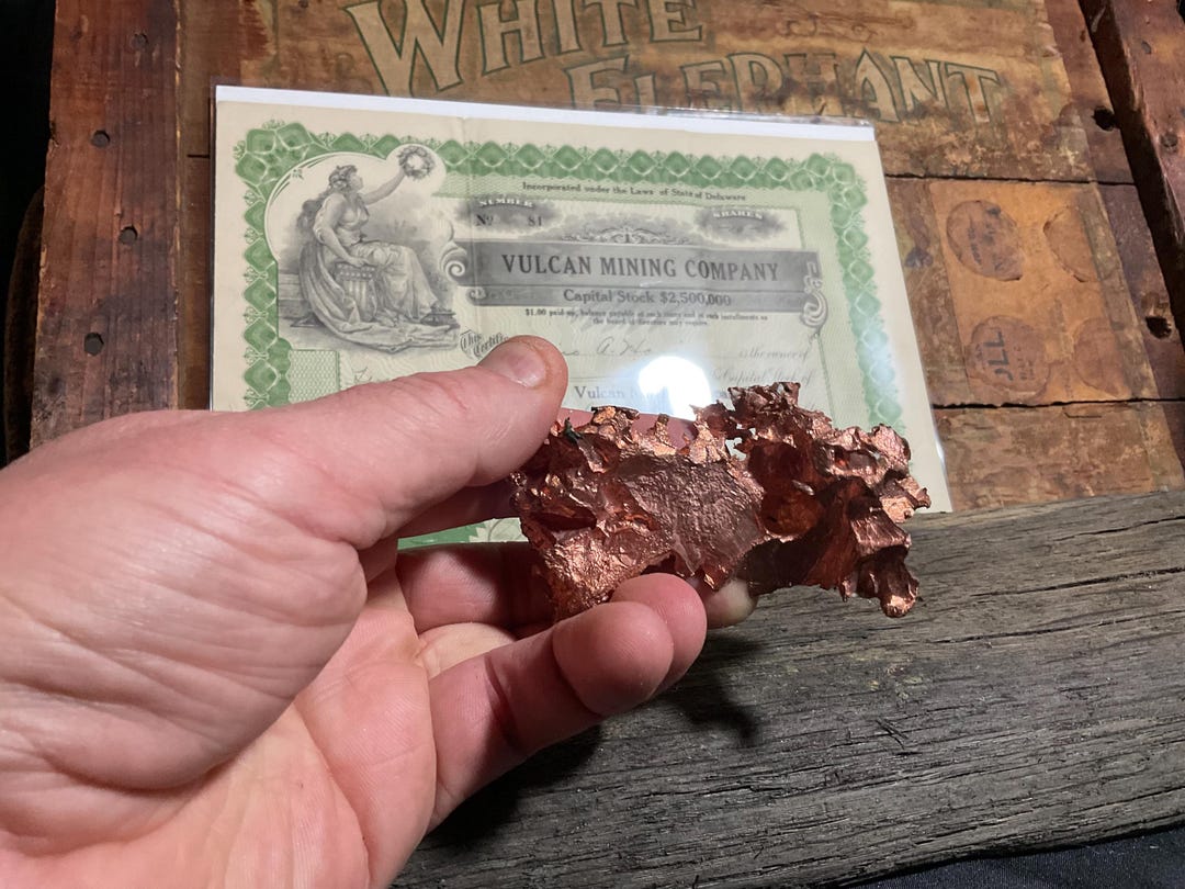 See Video Upper Peninsula Michigan, Copper Crystals Specimen, Keweenaw ...