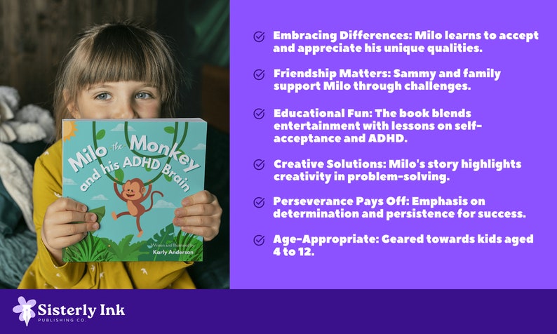 Milo the Monkey and His ADHD Brain - A Fun Filled Adventure in Self ...