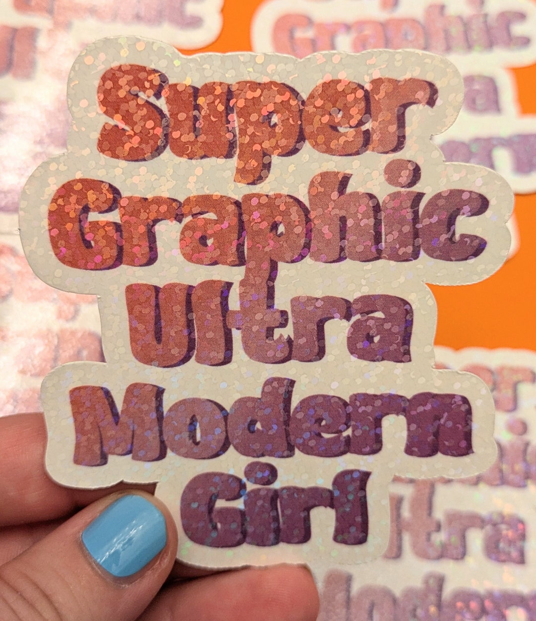 Super Graphic Ultra Modern Girl Sticker, Chappell Roan Sticker ...