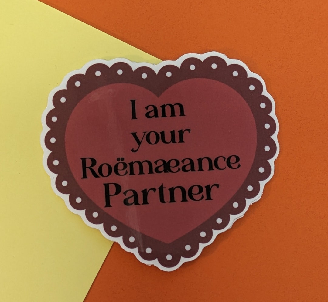 Romance Partner 3 Inch Glossy Vinyl Sticker, Vinyl Sticker, Journal ...