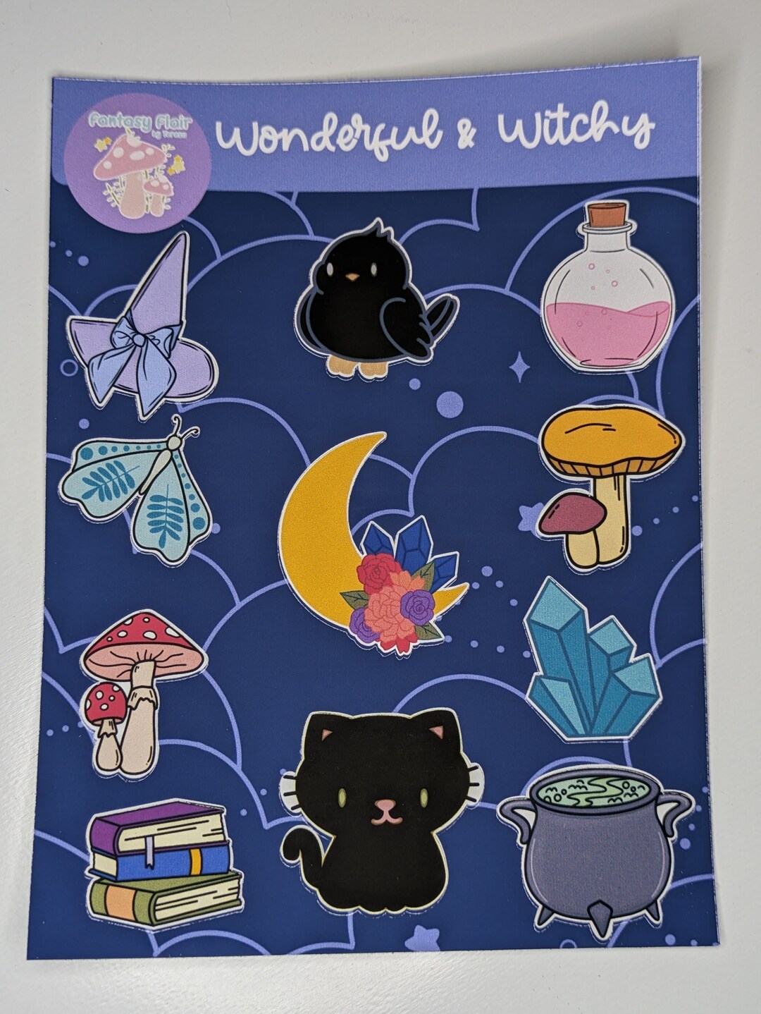 Sticker Sheet, Vinyl Sticker Sheet, Witchy Stickers, Cute Stickers ...