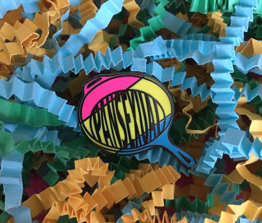 Pansexual Hard Enamel Pin | Lapel Pin Brooch Badge Flair Lgbtq Pride - Etsy