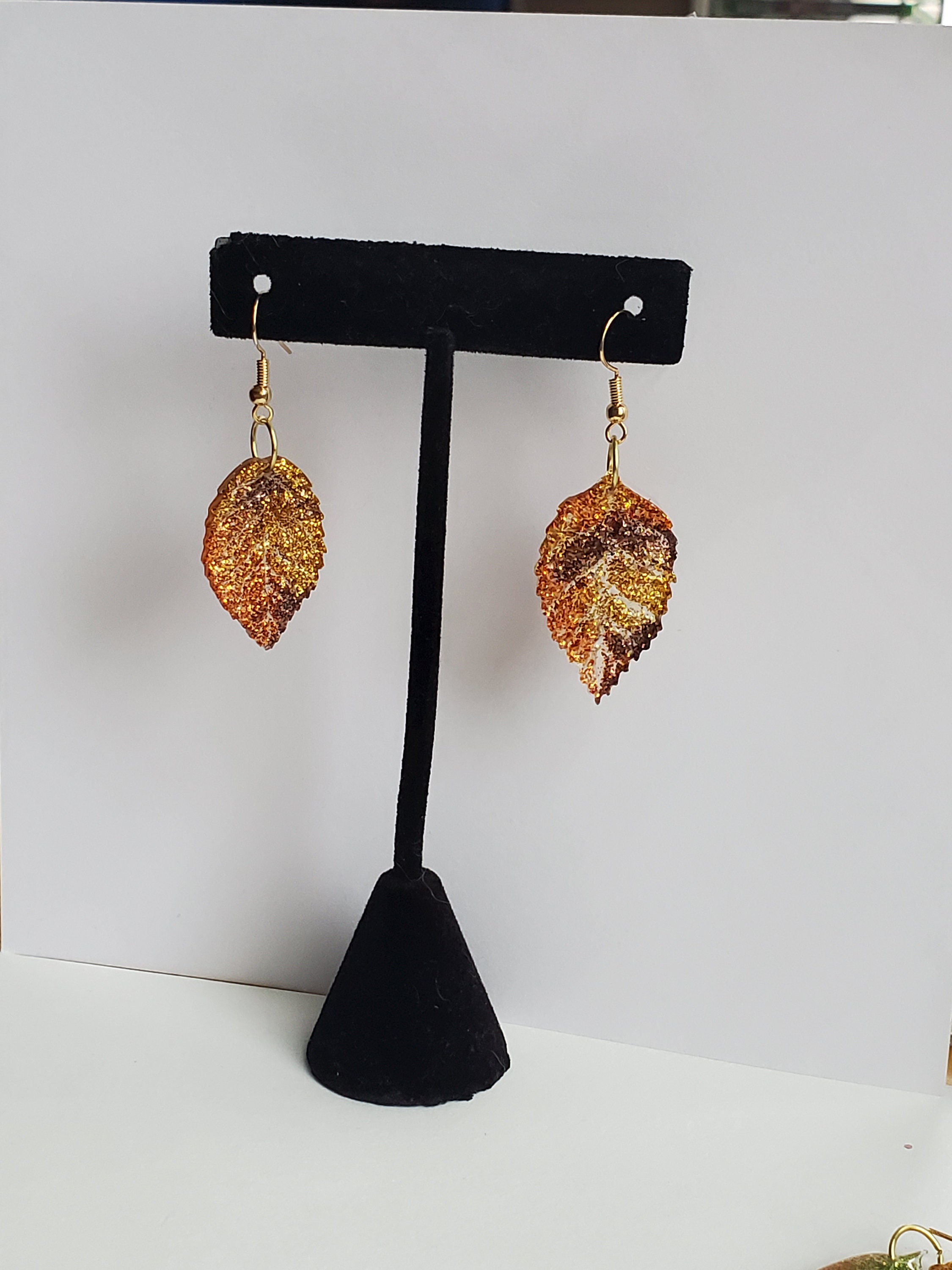 Fall Leaf Resin Glitter Collection - Etsy