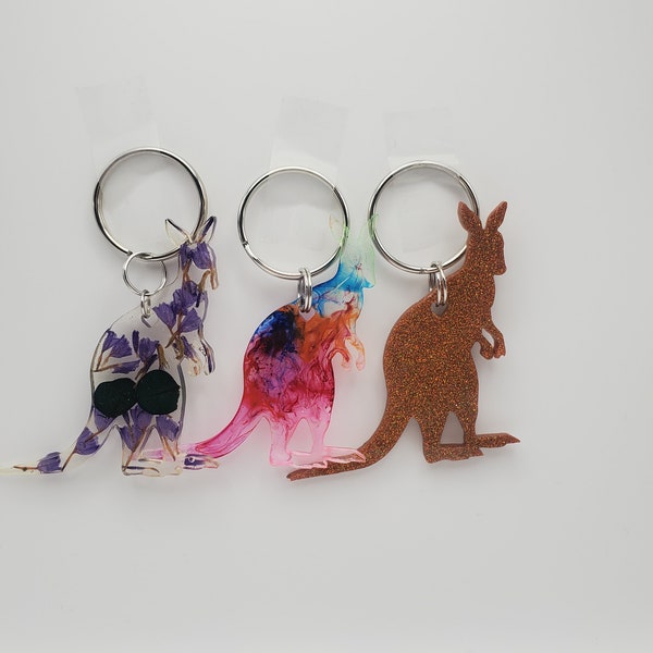 Kangaroo Keychain - Etsy