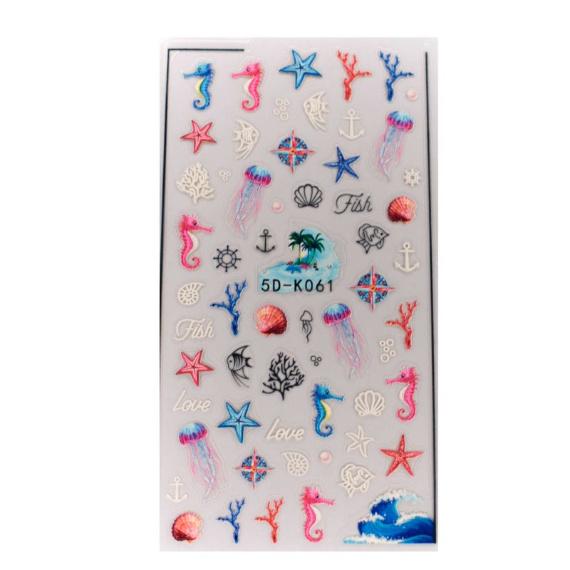 Nautical Nail Decals - Etsy