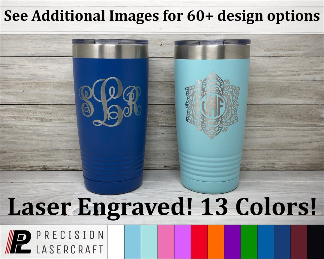 20oz Personalized Travel Mug / Custom Travel Mug / Monogram - Etsy