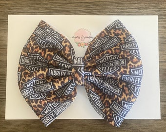 Motorcycle Hair Bow - Etsy