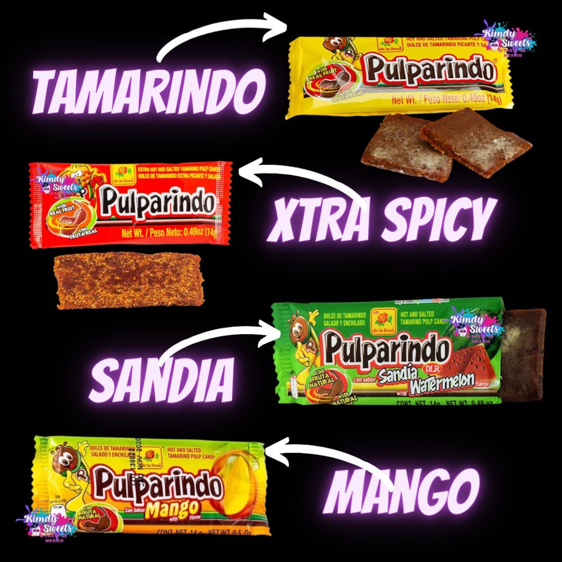 Pulparindo Candy: Tamarindo Mango Watermelon or Extra - Etsy