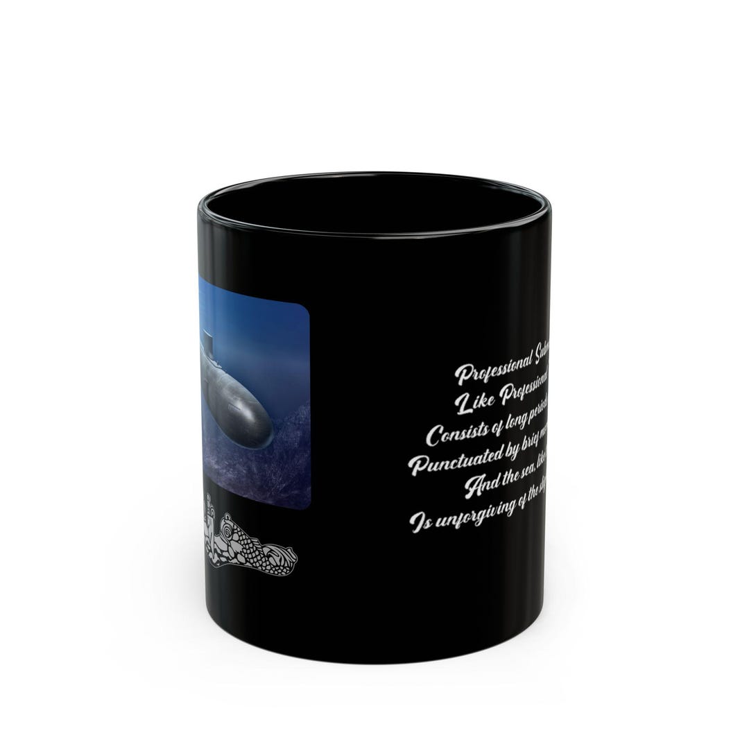 Submarine Mug - Professional Submarining (black Mug) - Etsy