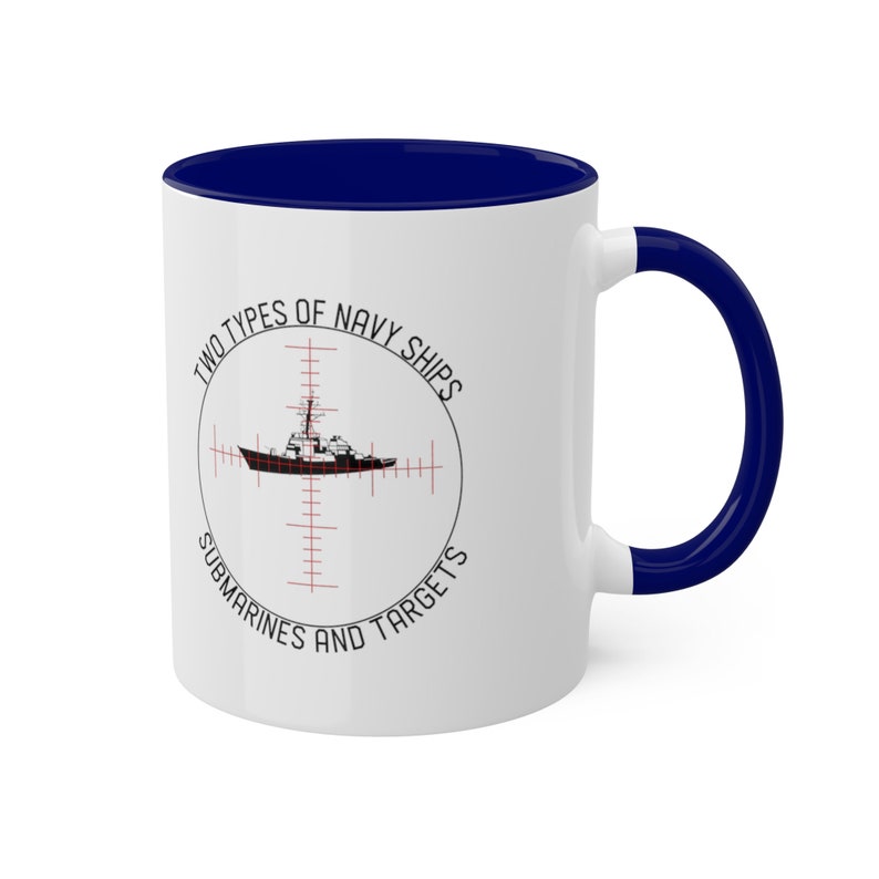 Submarine Mug - Submarines and Targets - Etsy