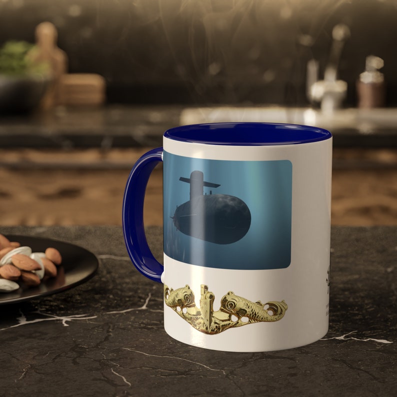 Submarine Mug - How Submarines Work - Gold Dolphins (for Officers) - Etsy