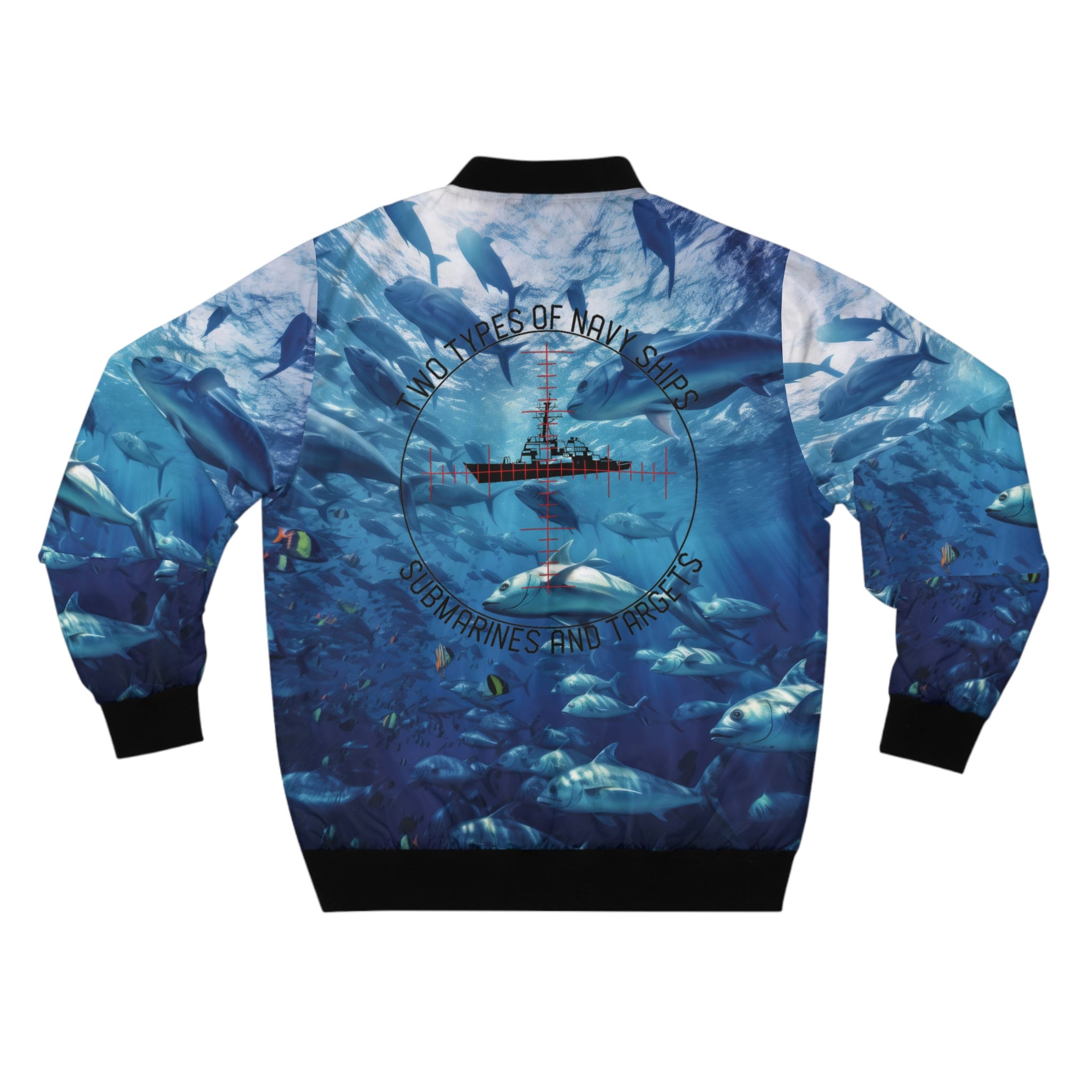 Men's Submariner Bomber Jacket Pride Runs Deep Submarine Jacket Subs ...