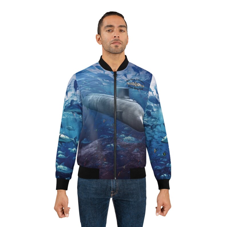 Men's Submariner Bomber Jacket Pride Runs Deep Submarine Jacket Subs ...